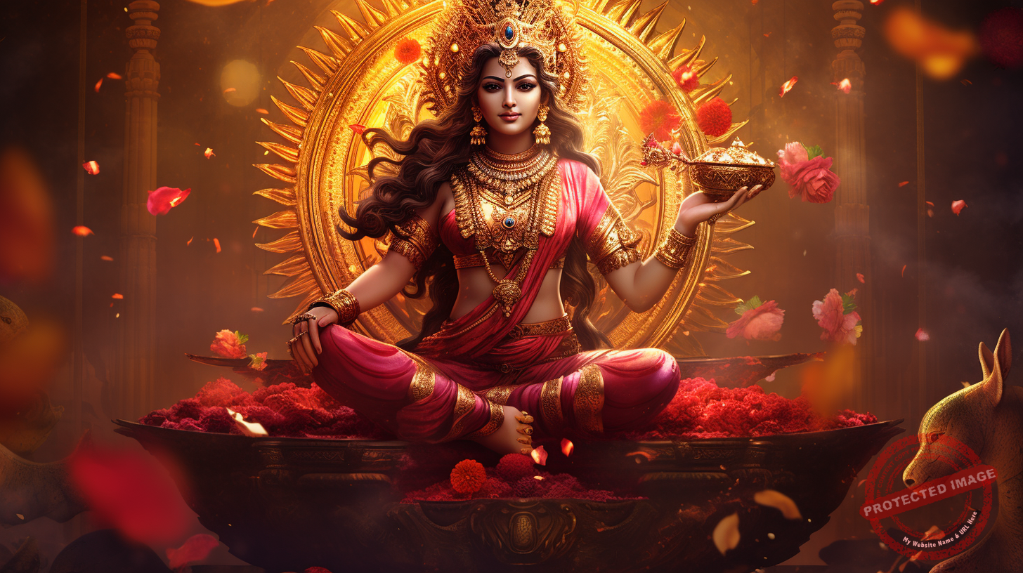 Siddhidatri Ninth navratri - Cosmic Divine Energies®(Healing Hands)